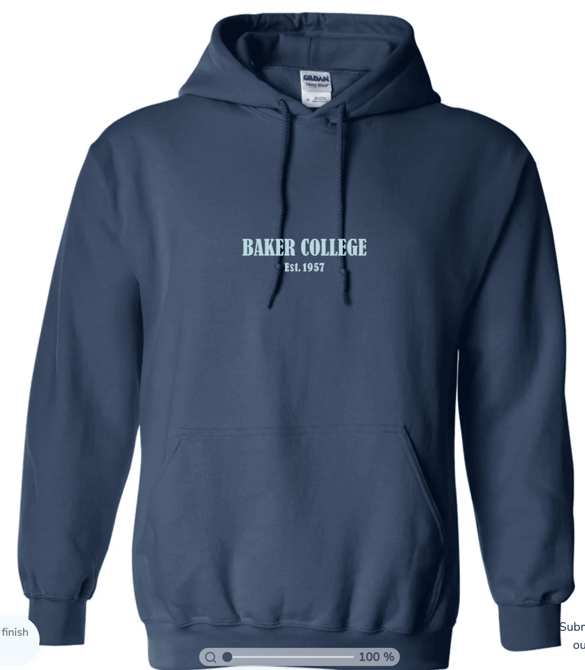 Blue Baker Hoodie