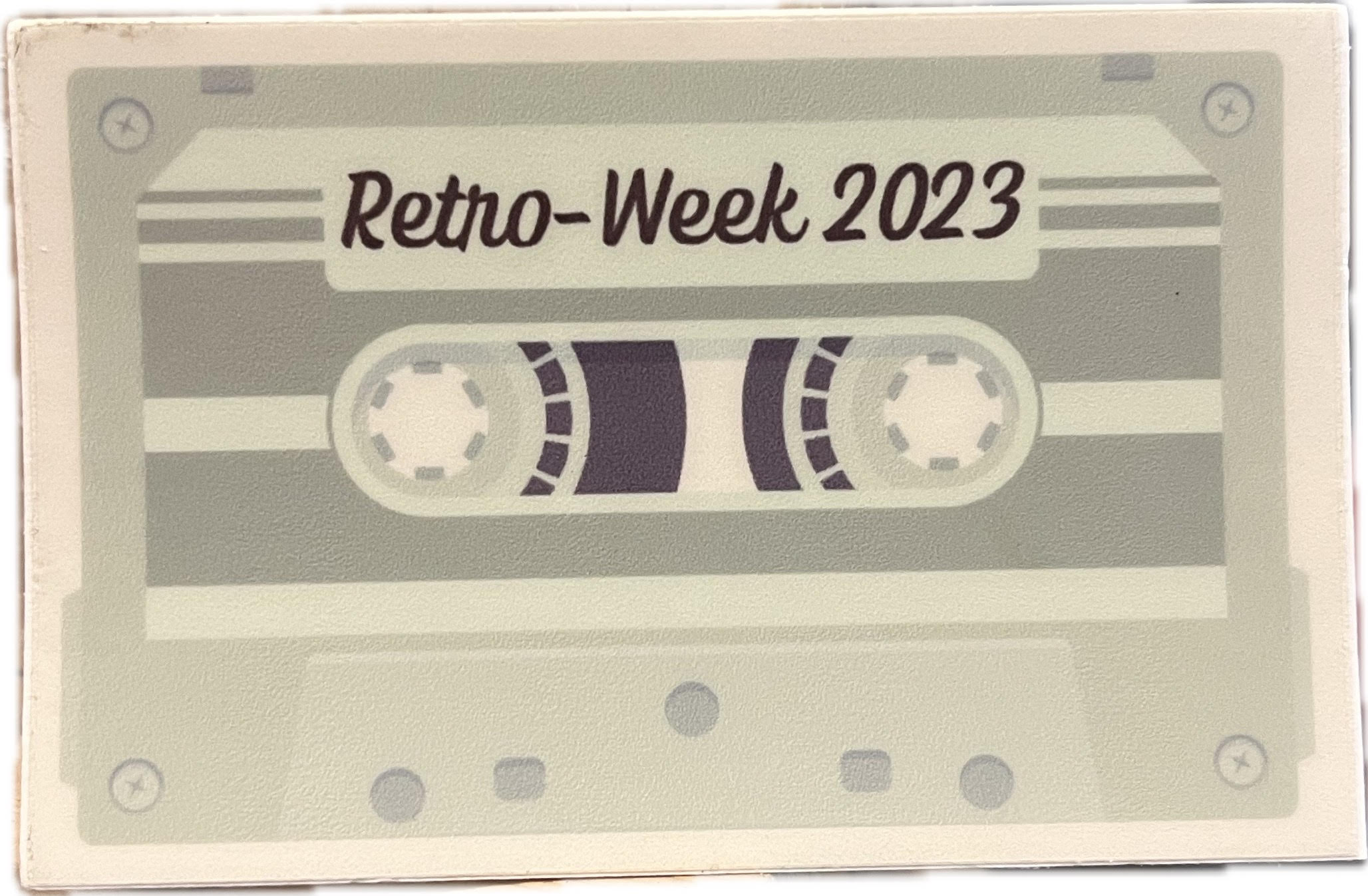 RetrO-Week Sticker